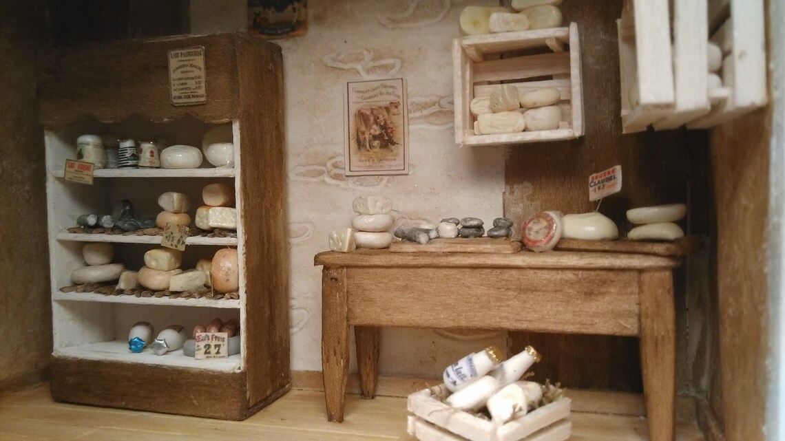 Miniature Cheese Shop - Etsy