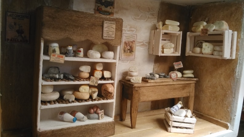 Miniature Cheese Shop - Etsy