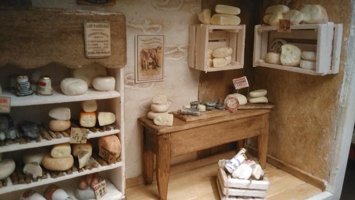 Miniature Cheese Shop - Etsy