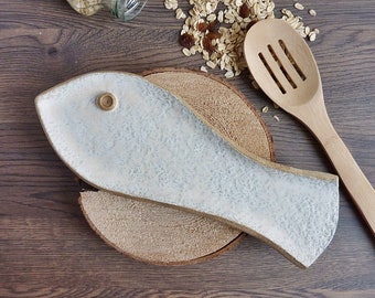 Ceramic spoon holder | Etsy