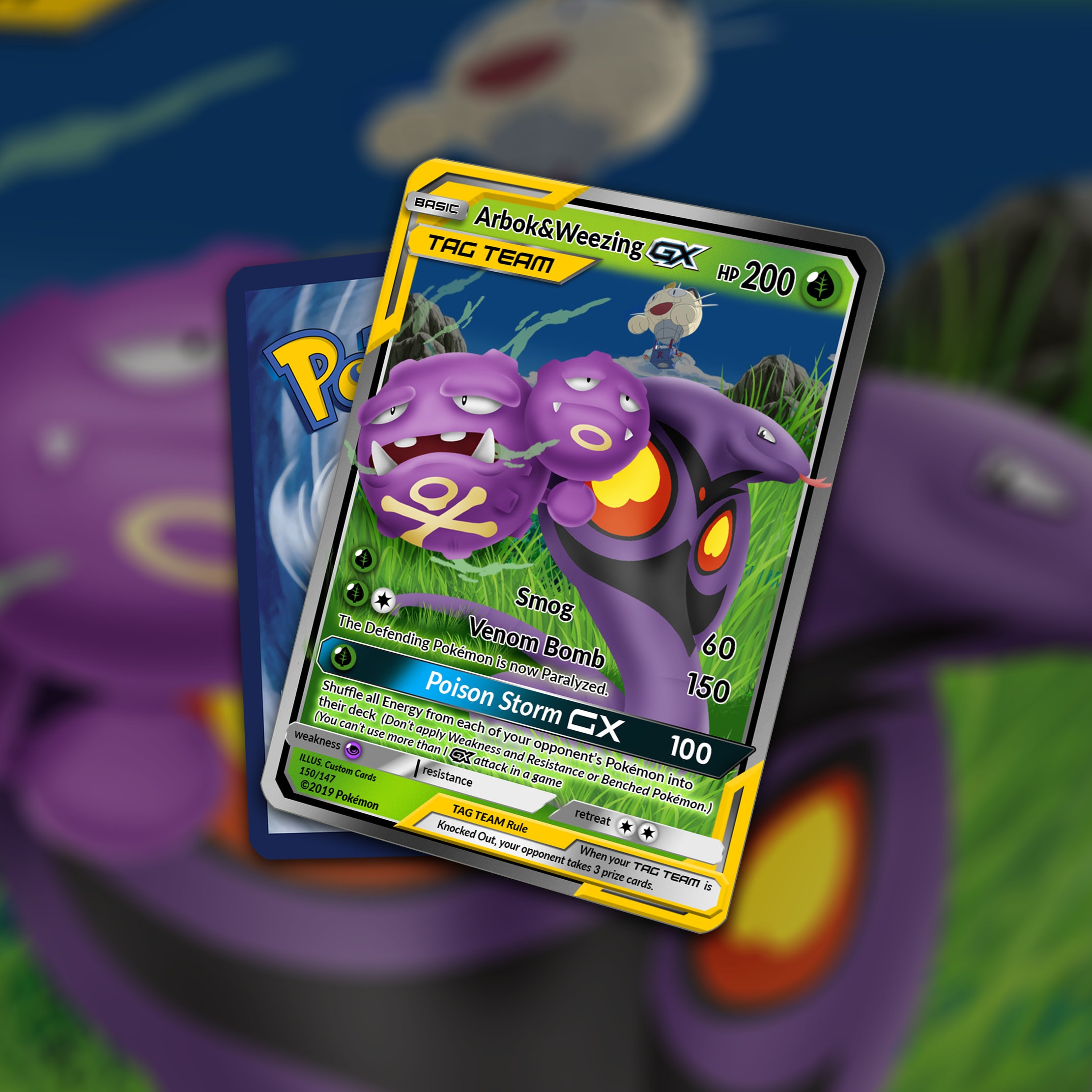 Arbok And Weezing