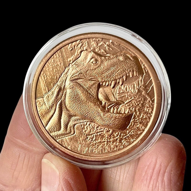 Dinosaur Coin - Etsy