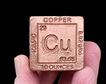 Elemental Cube Collection: 1.25 Inch Square Solid Copper Cube - Etsy