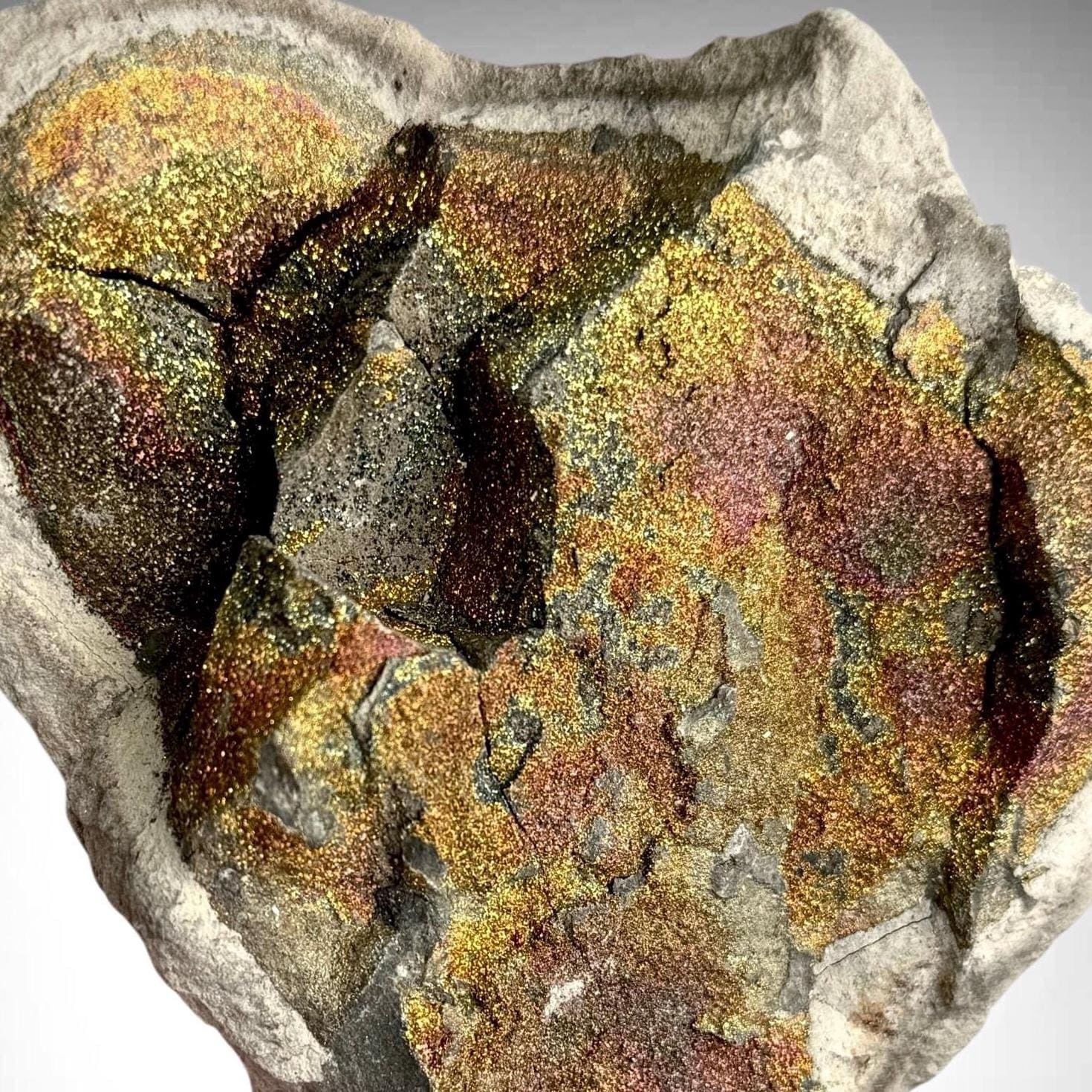 Rainbow Pyrite Septarian Nodule Concretion From Russia - Etsy