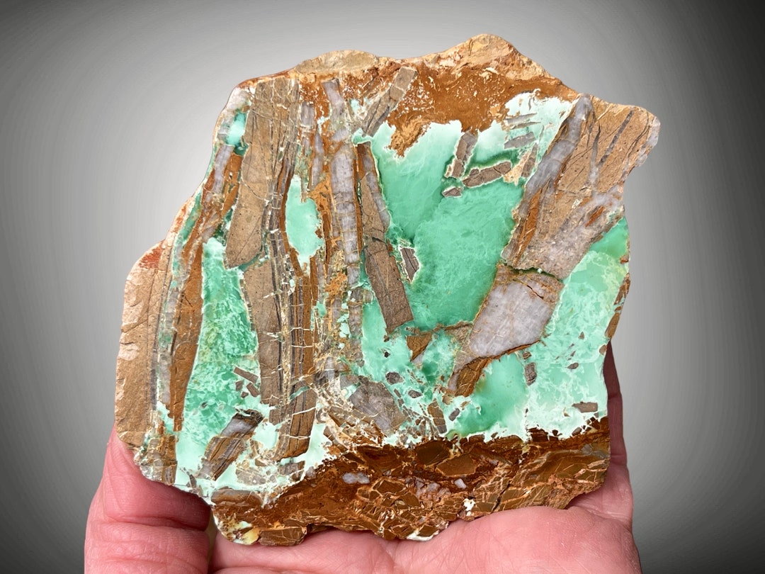 Australian Variscite Polished Slice Slab // Rocks, Minerals and ...