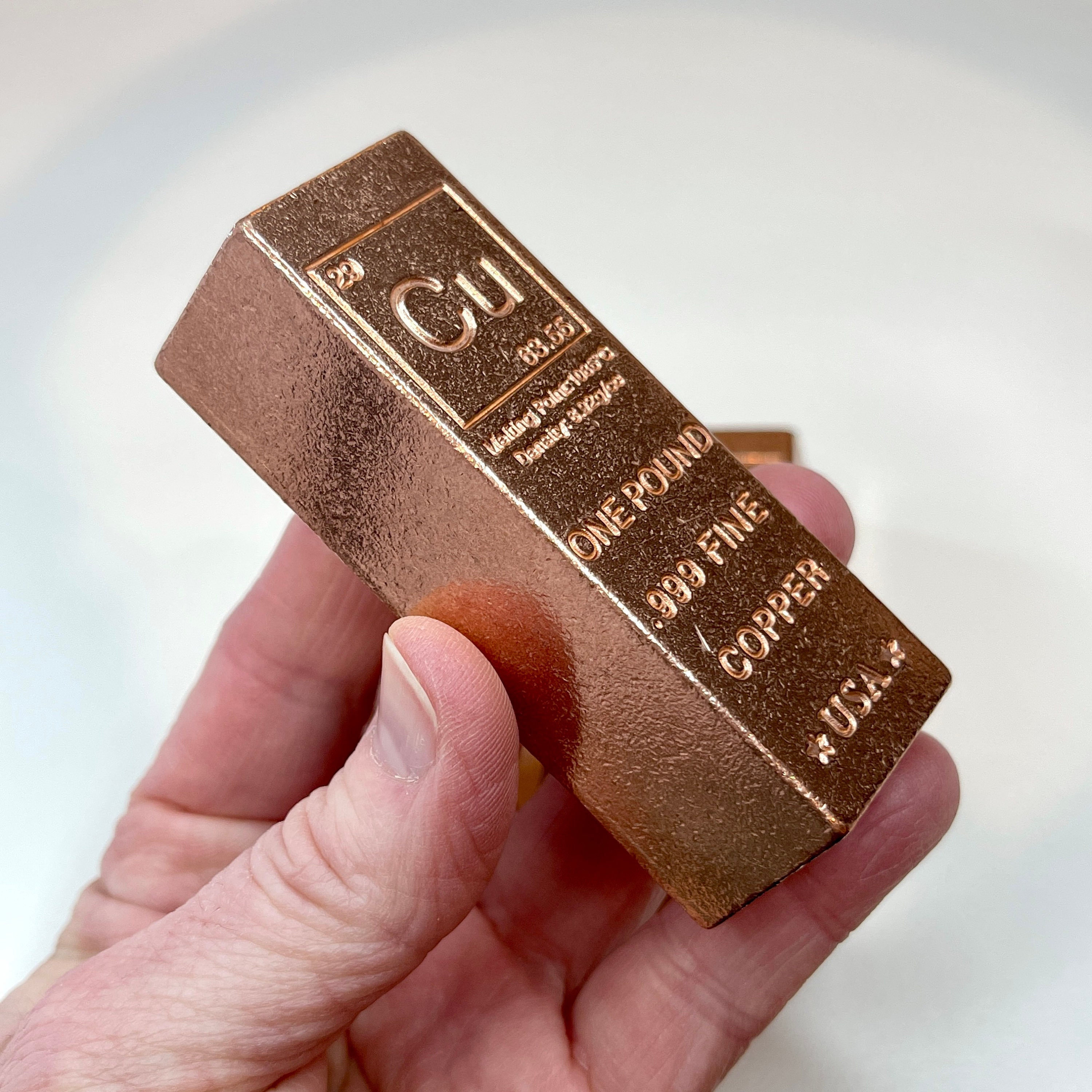 One Pound Copper Bullion