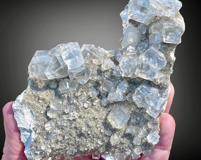 Dazzling Calcite With Marcasite Crystal Cluster Linwood Mine Iowa Rocks ...