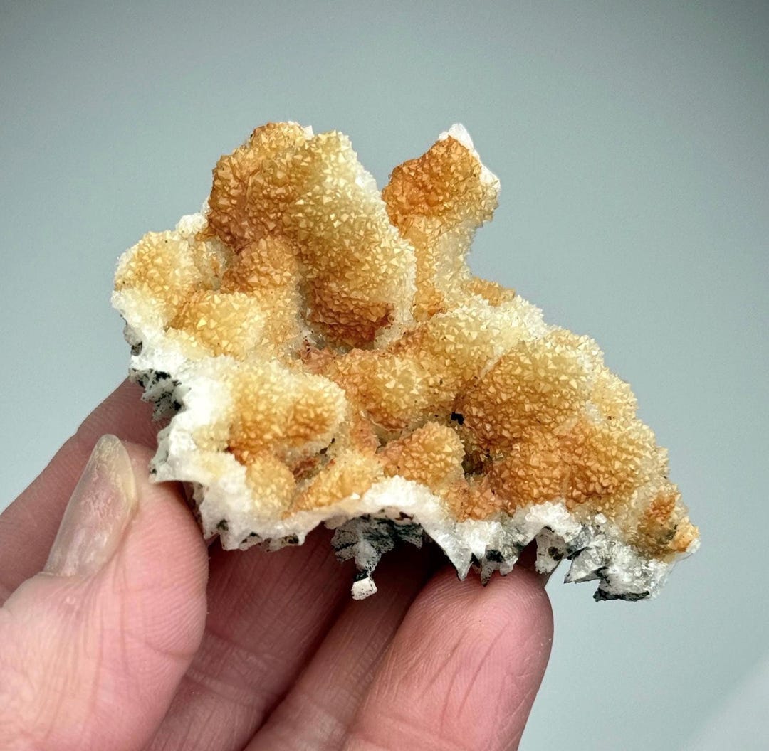 Quartz Pseudomorph After Calcite Variety Epimorph, Unique Collector ...