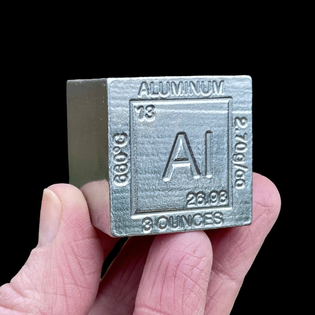 Aluminum (al) Periodic Table Element Cube Best Seller Periodic Table ...