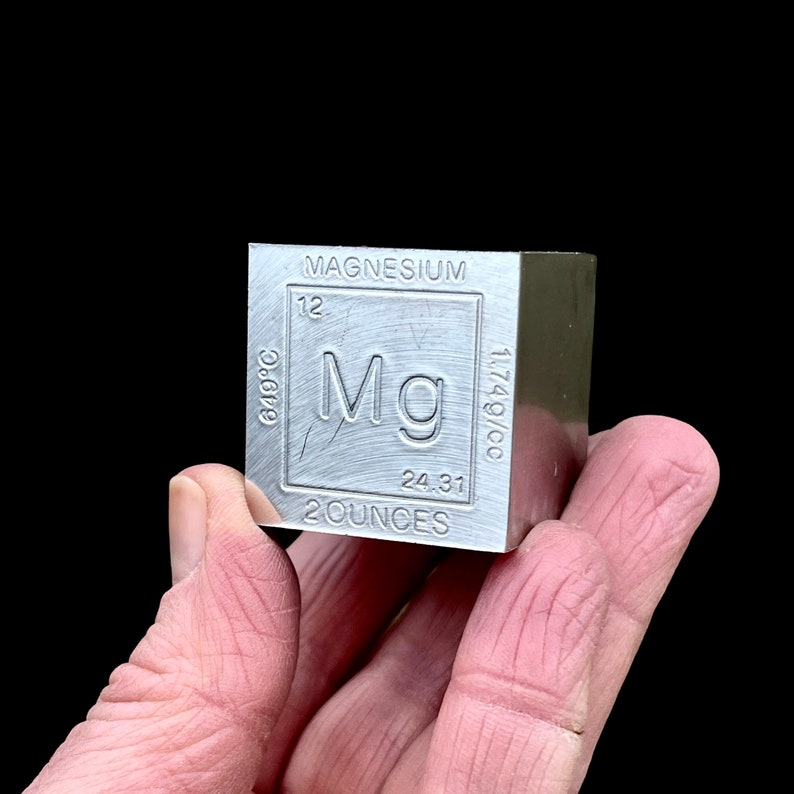 Magnesium (mg) Element Cube Cubes Sold Separately Periodic Table ...