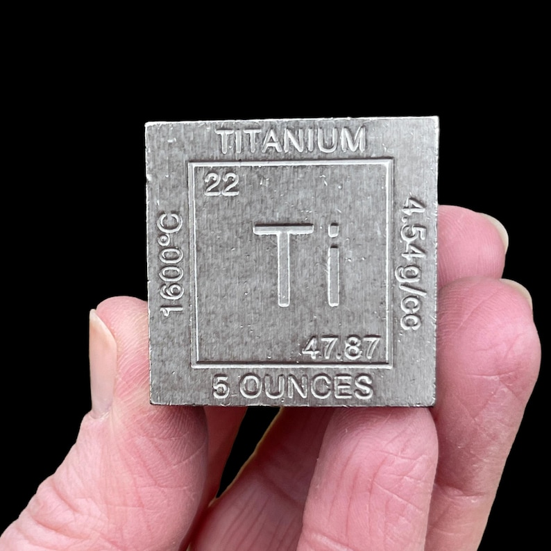 Periodic Table Metal Element Cubes: Science Gift for Chemistry Lovers ...