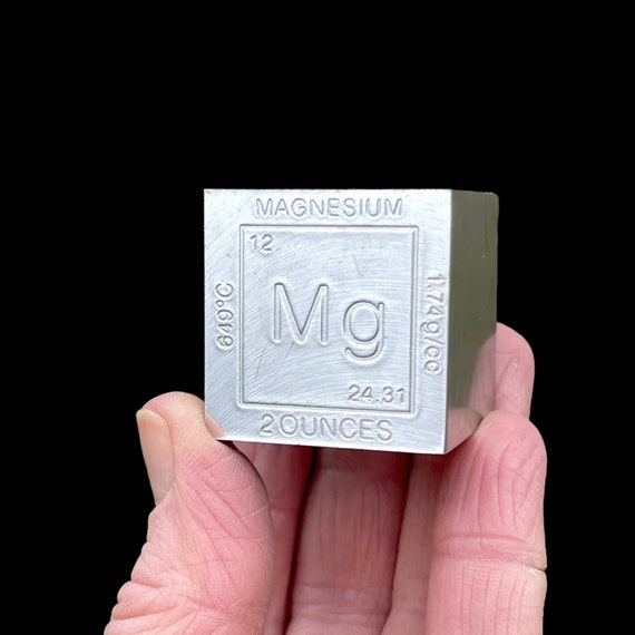 Magnesium mg Element Cube / Cubes Sold Separately / FREE | Etsy