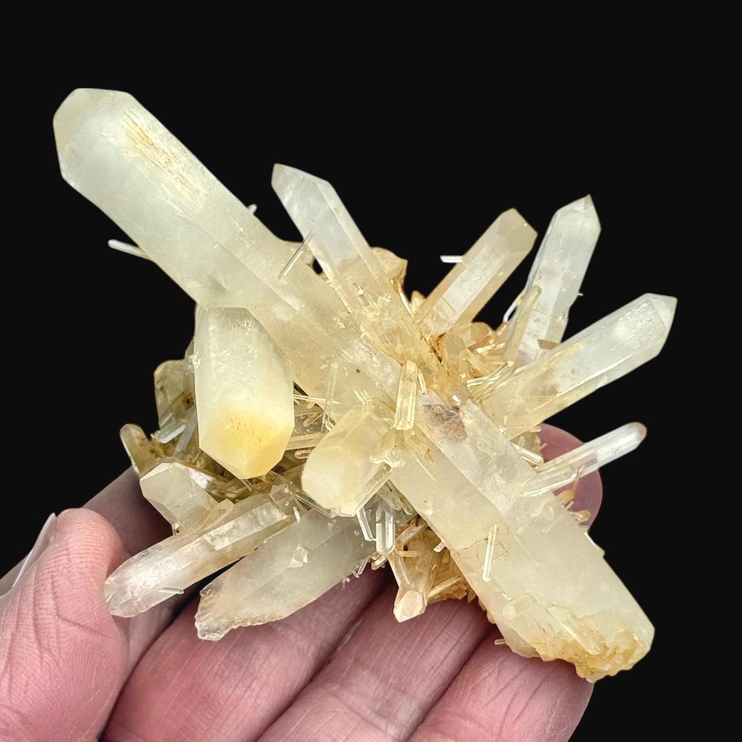 Mango Quartz Cluster, Quartz Included With Halloysite, Colombian Quartz ...