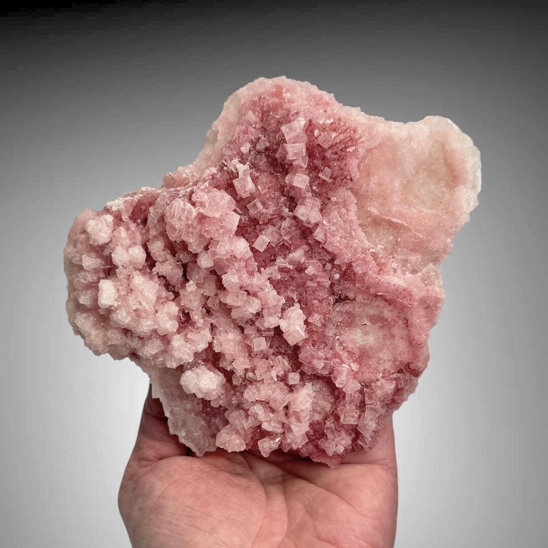 California Halite, Cranberry Pink Color Natural Salt From Searles Lake ...