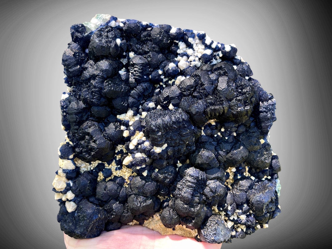 Large Blueberry Fluorite Crystal Plate Cluster From Inner Mongolia ...