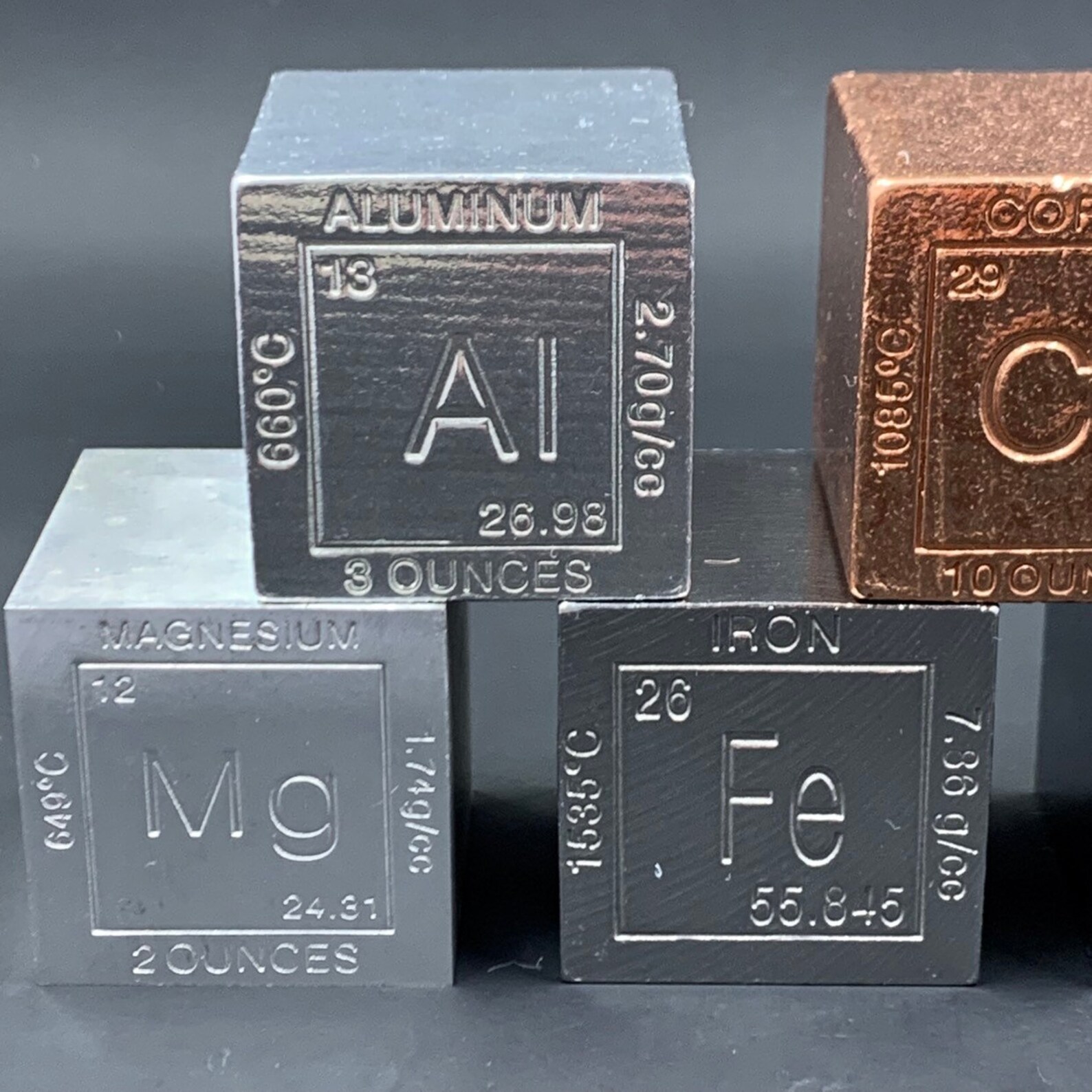 Element Cubes // Science Gift // Periodic Table of Elements // | Etsy