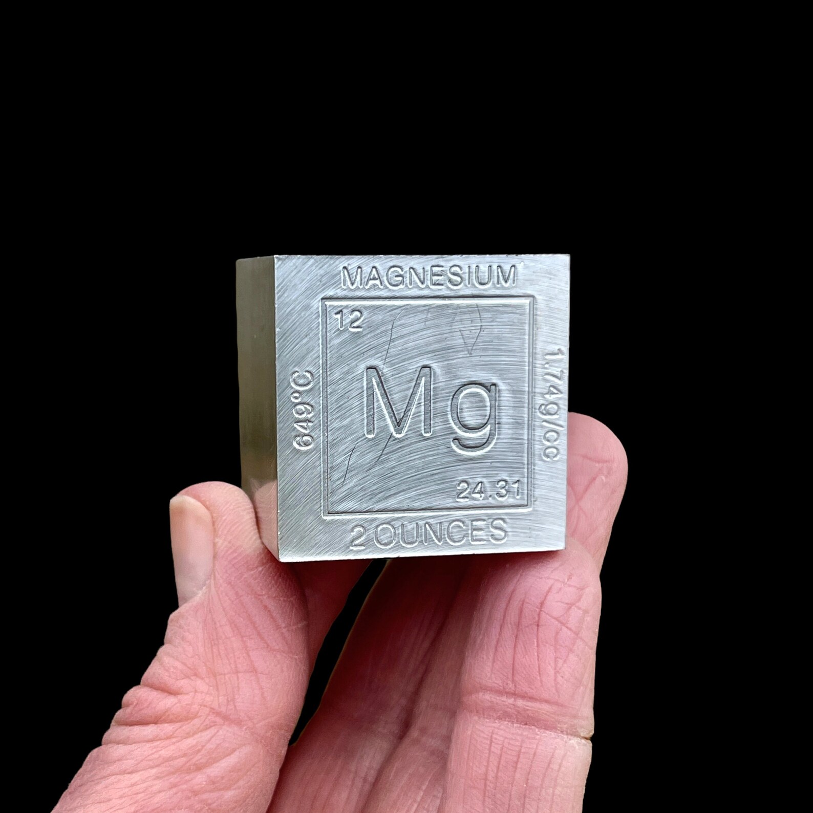 Magnesium mg Element Cube / Cubes Sold Separately / FREE - Etsy