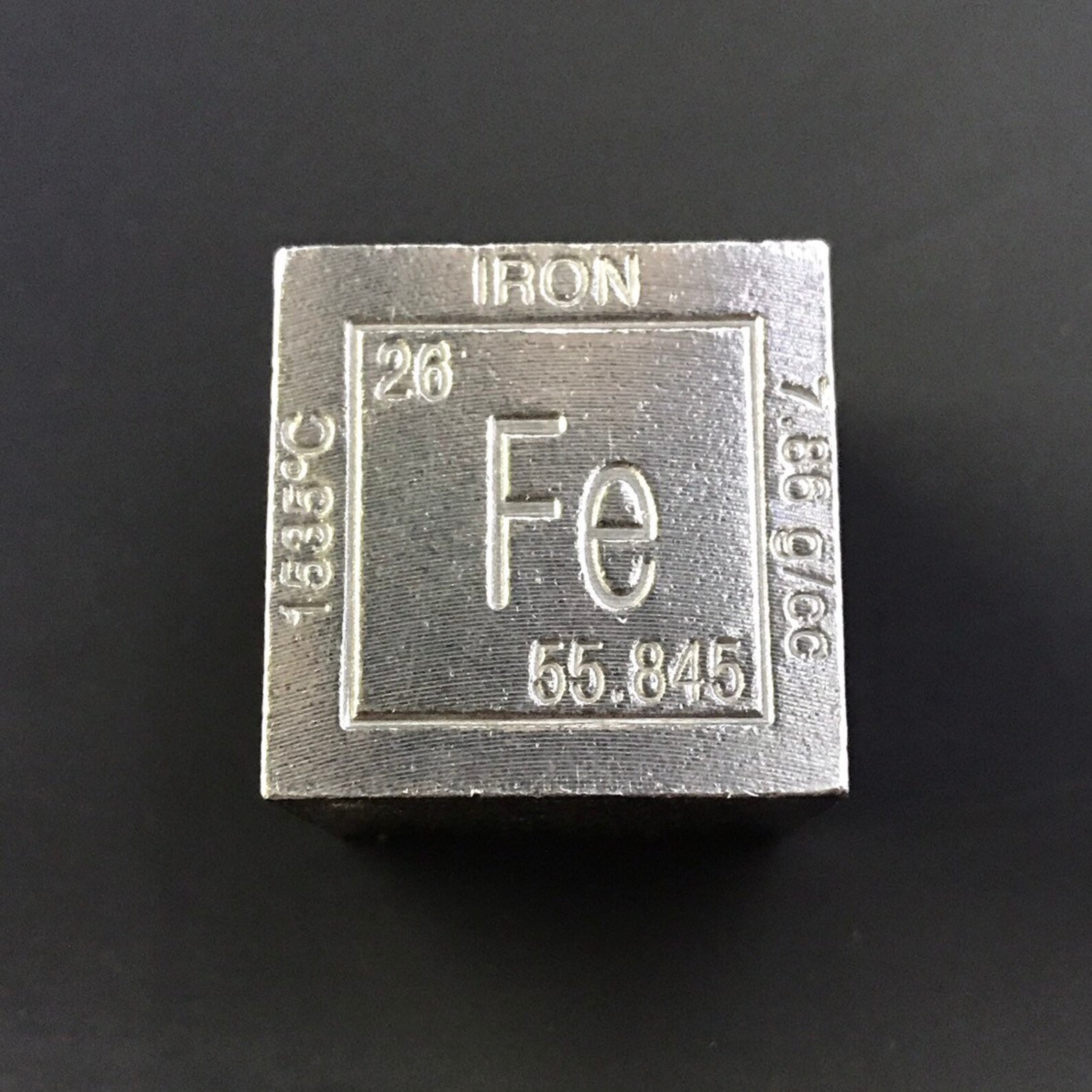 Iron FE Element Cube Ounce Iron Periodic Table Collectible - Etsy