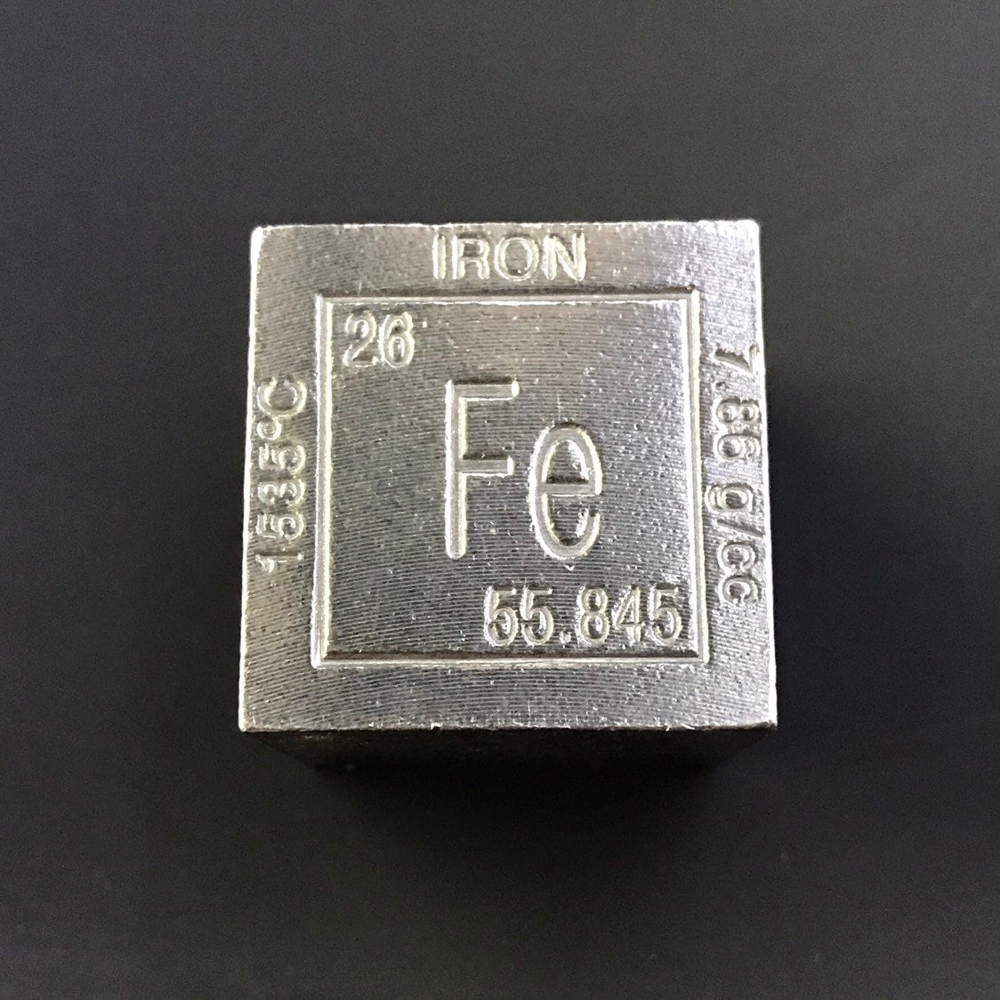 Iron FE Element Cube Ounce Iron Periodic Table Collectible - Etsy