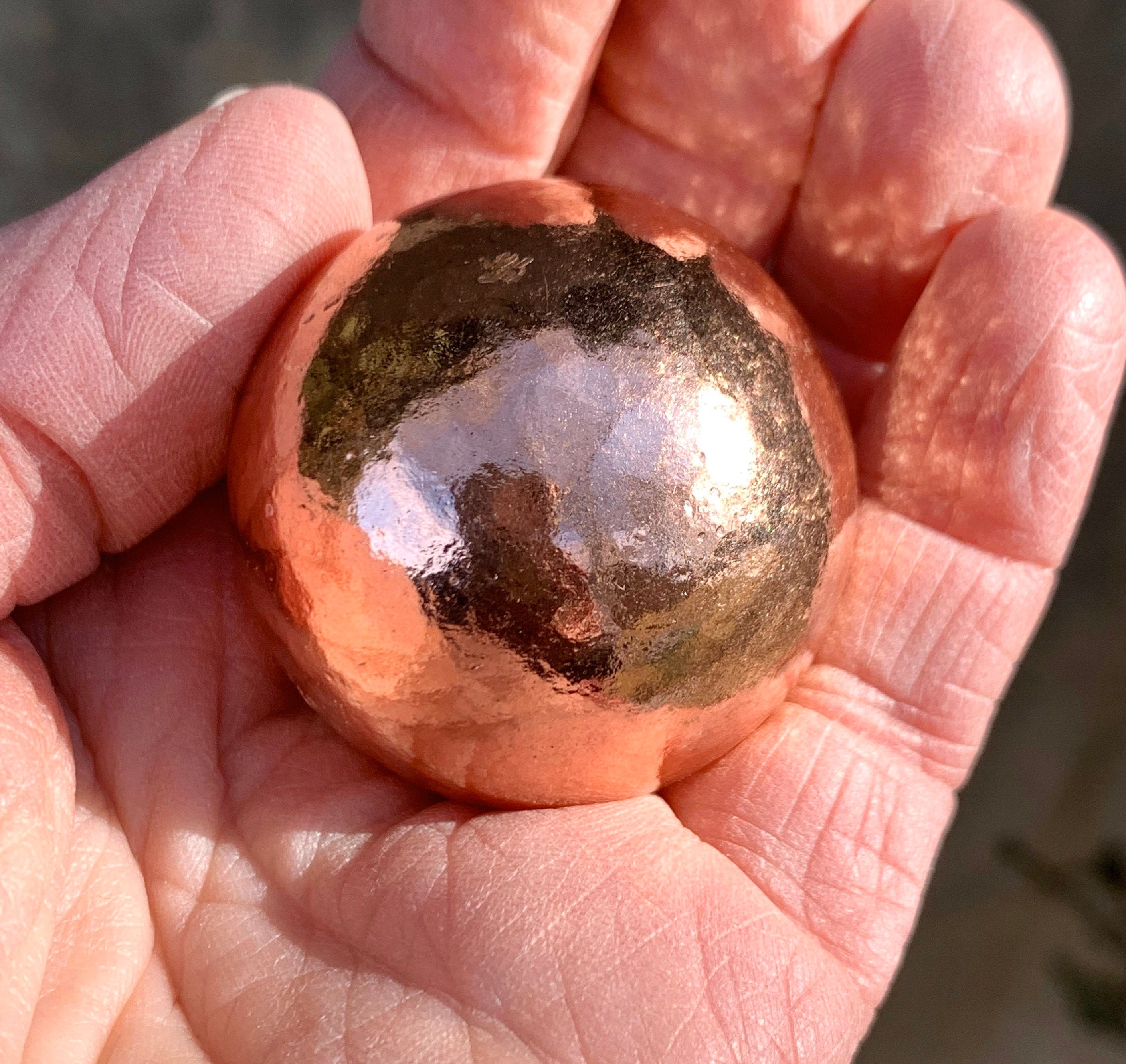 Solid Copper Balls 3 SIZES // 99.9% Pure Copper Spheres // | Etsy Australia