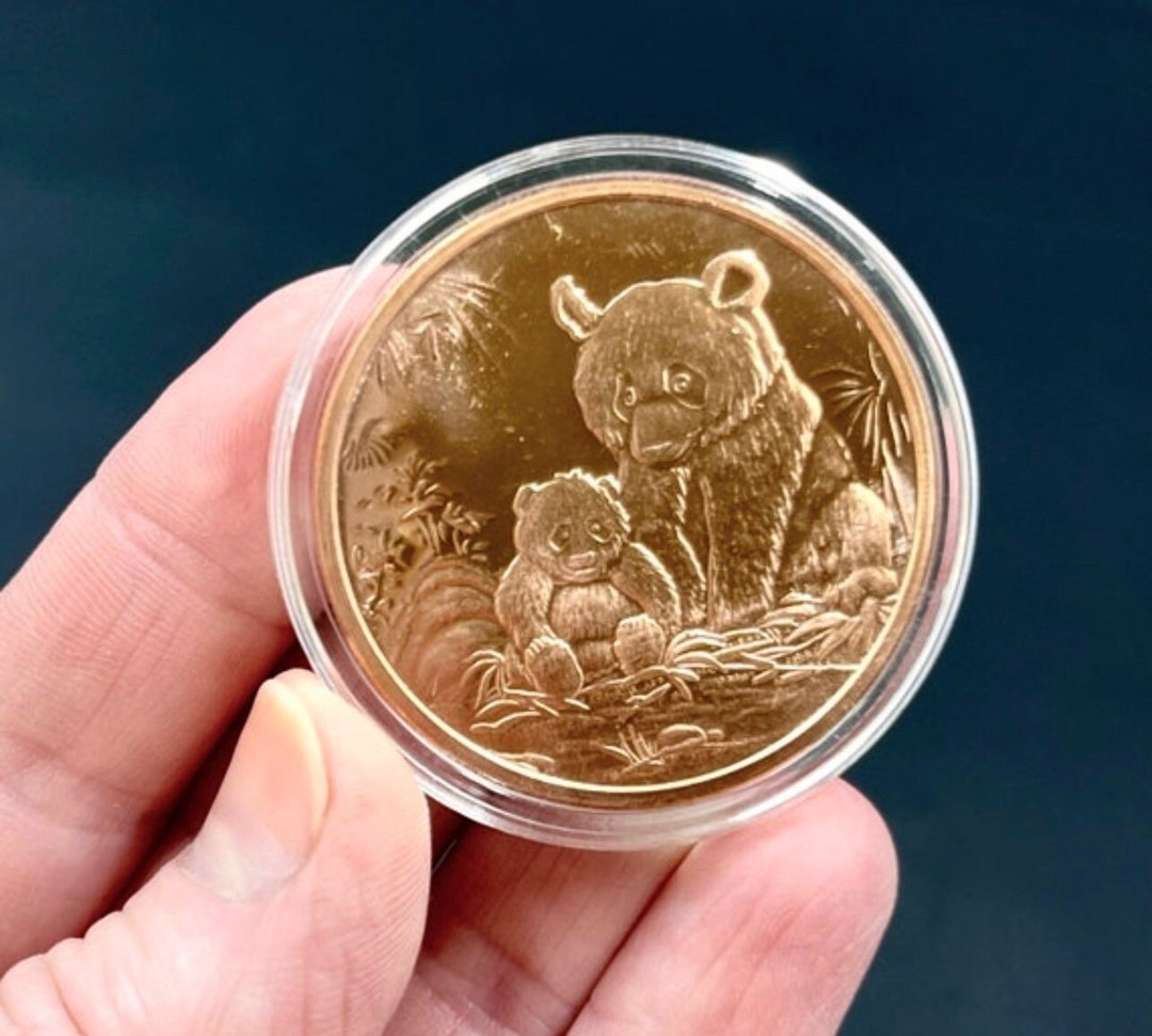 Panda Copper 1oz. Collector Replica Coin .999 Fine Copper Coin - Etsy