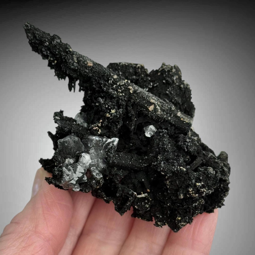 Goethite Pseudomorph Epimorph Cast After Selenite With Calcite ...