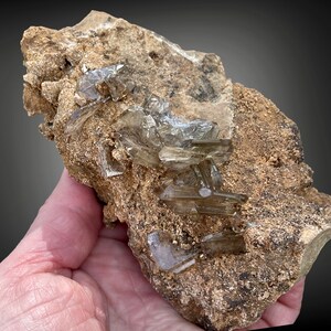 Large Amber BARITE baryte Tabular Crystal Cluster on - Etsy