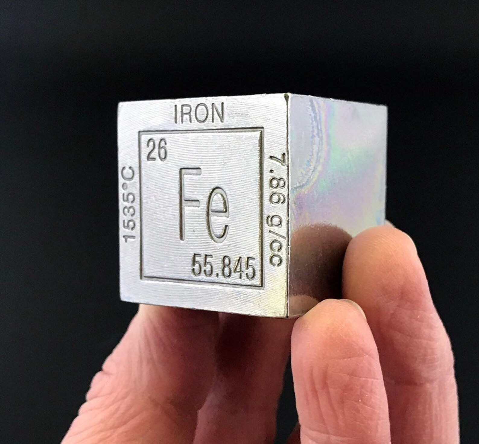 Iron FE Element Cube Ounce Iron Periodic Table Collectible - Etsy