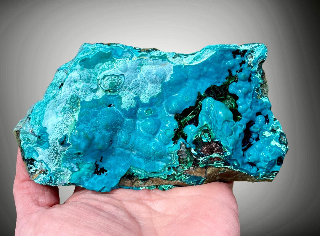 Raw Chrysocolla and Malachite // Rocks and Minerals, Congo - Etsy