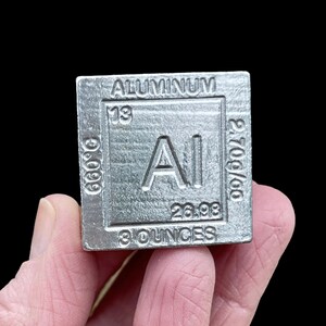Aluminum (al) Periodic Table Element Cube Best Seller Periodic Table ...