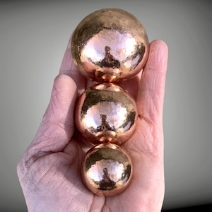 Solid Pure Copper Balls in 3 Sizes Available - Etsy