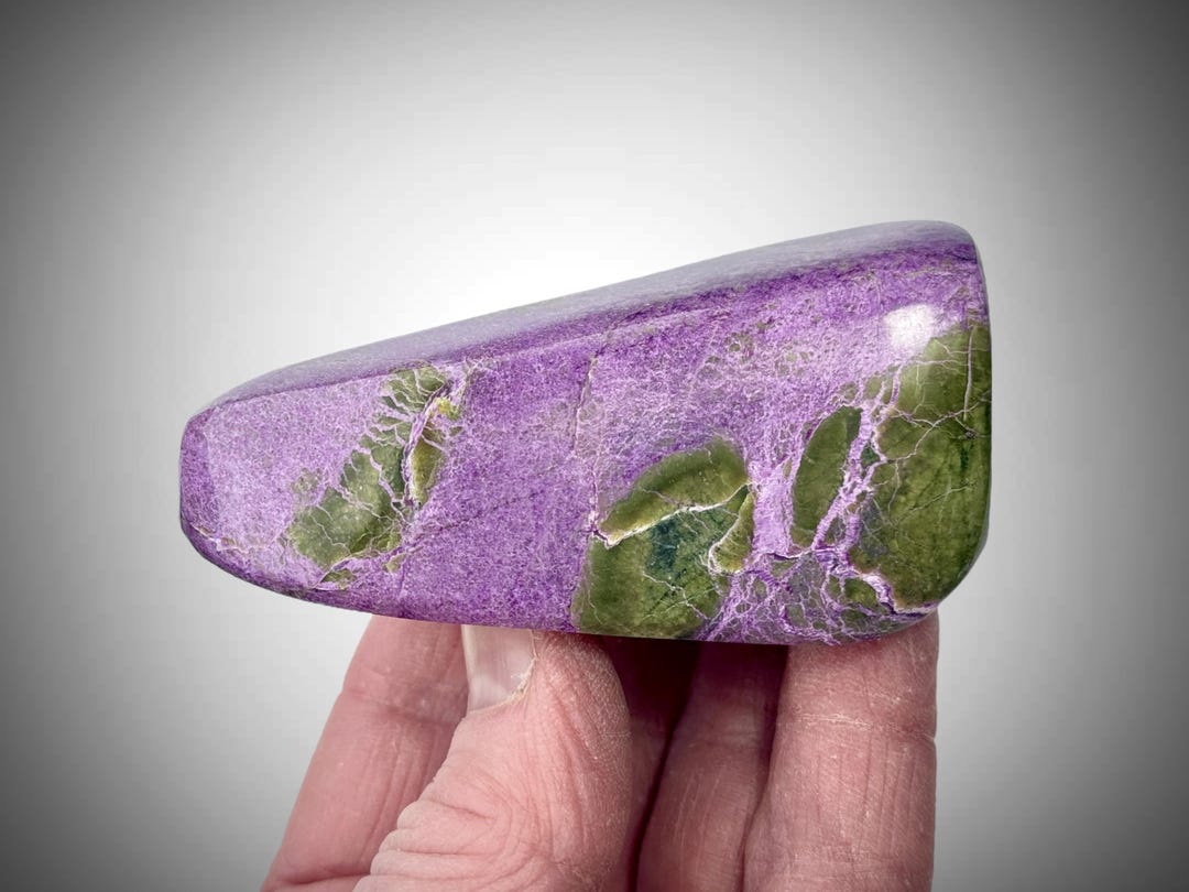 Stichtite With Serpentine Self Standing Freeform Polished Atlantisite ...