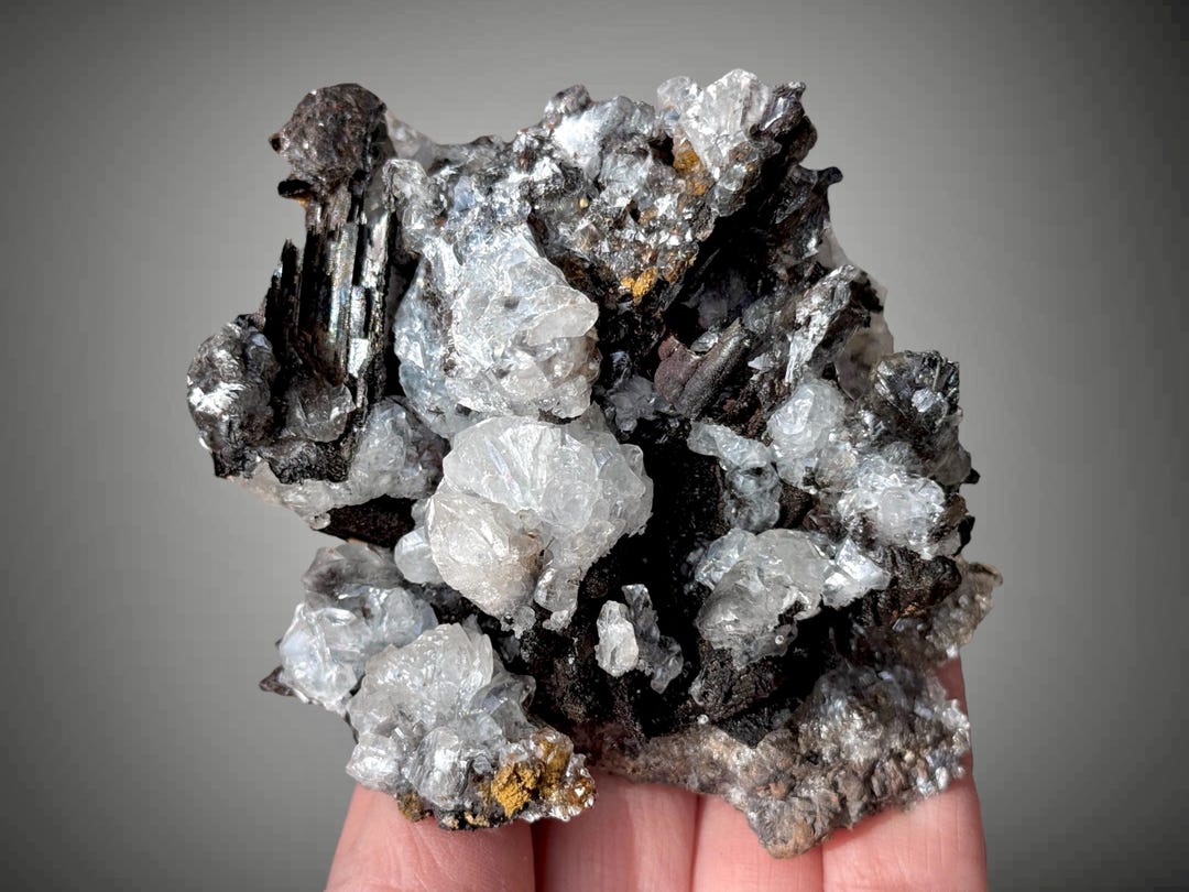 Goethite Pseudomorph Epimorph Cast After Selenite With Calcite From ...
