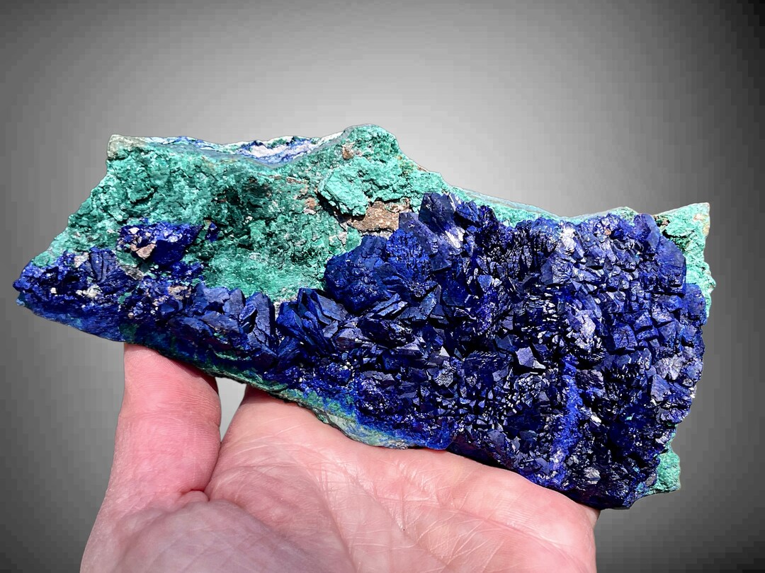 Azurite Malachite Rare Specimen Kimbwe Mine Congo Deep Blue Azurite ...