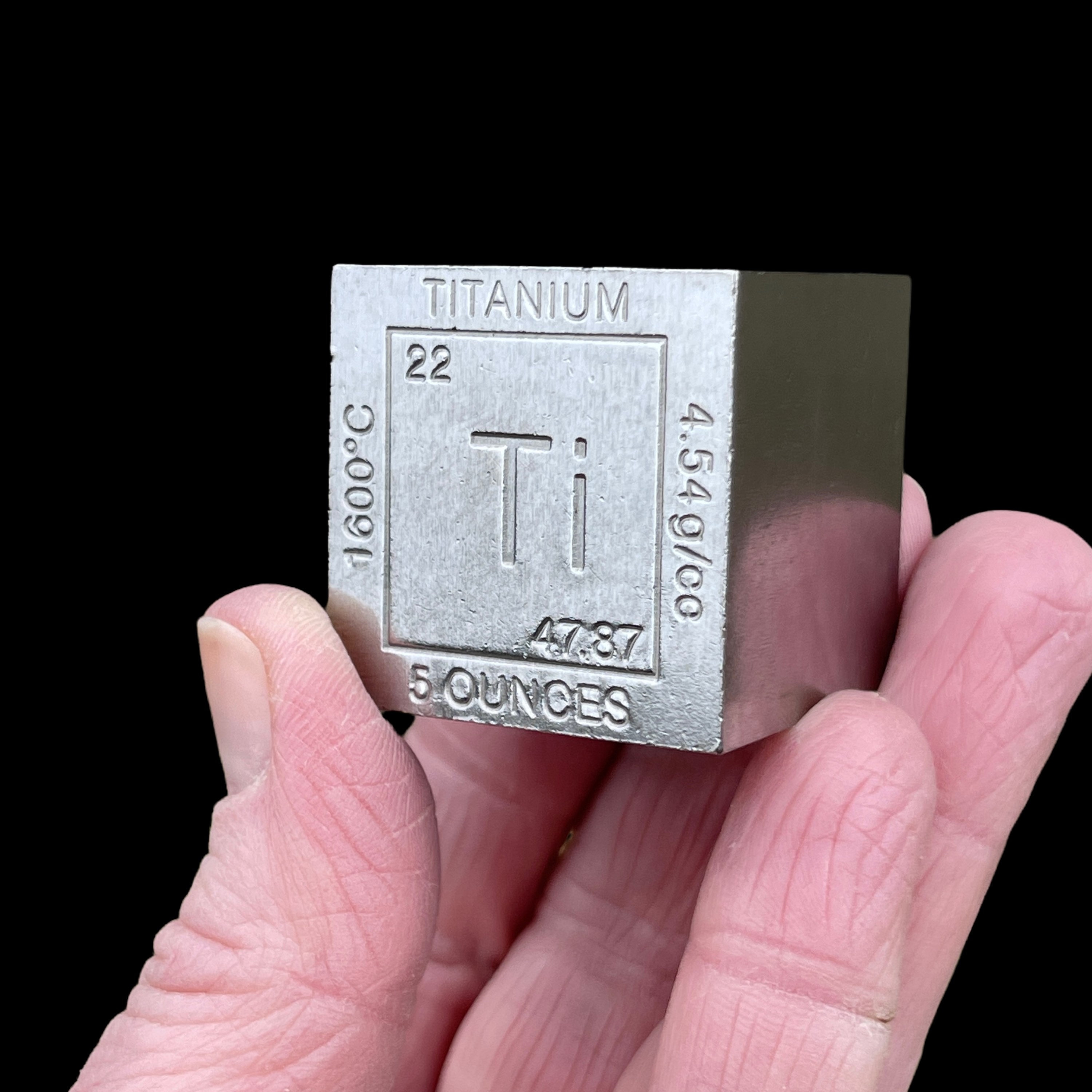 Titanium (ti) Periodic Table Element 1.25" Cube Chemistry Science Gift ...