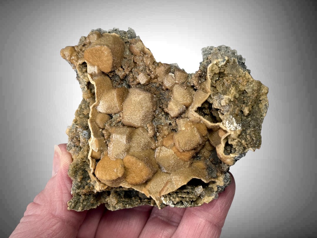 Siderite Pseudomorph Epimorph After Calcite With Sphalerite, Northern ...