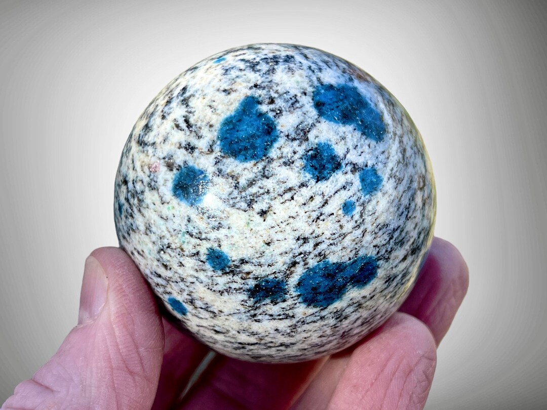 2.13 K2 Sphere / Azurite in Granite / K2 Jasper / Rocks, Minerals and ...