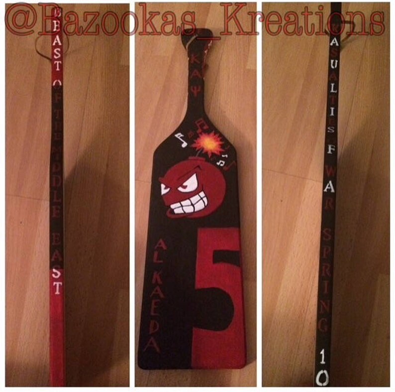 Hand-painted Custom Paddles for All Fraternities, Sororities ...