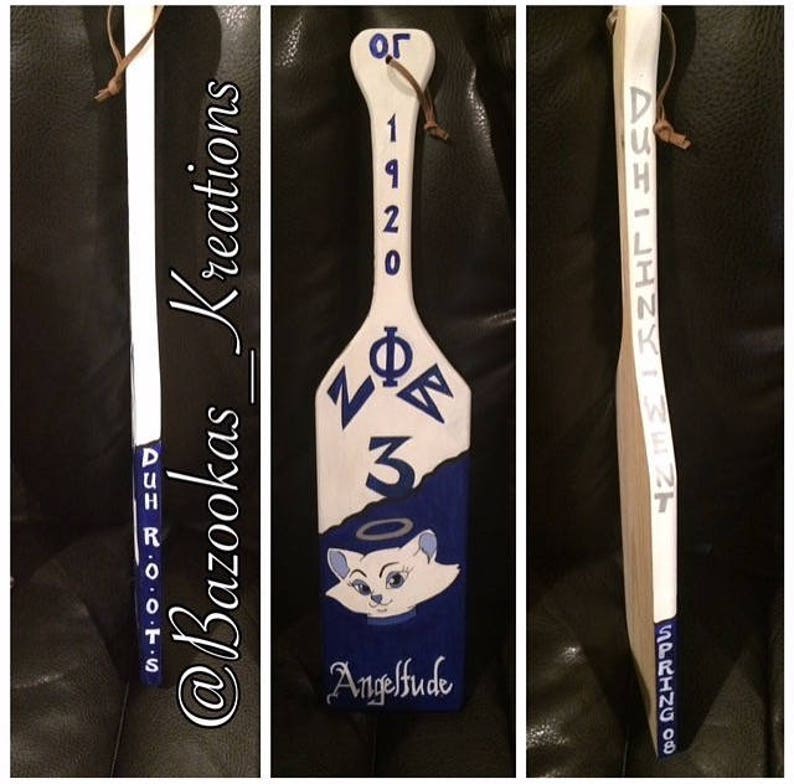 Hand-painted Custom Paddles for All Fraternities, Sororities ...
