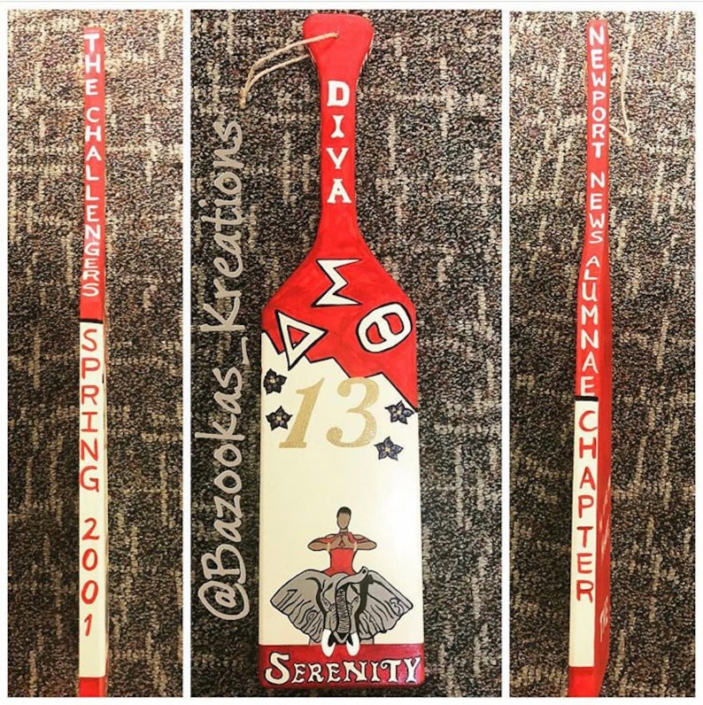 Hand-painted Custom Paddles for All Fraternities, Sororities ...