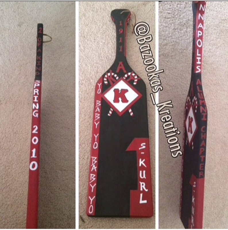 Hand-painted Custom Paddles for All Fraternities, Sororities ...