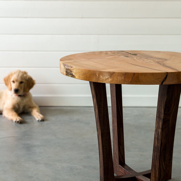 Live Edge Side Table - Etsy