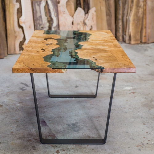 Cedar Live Edge River Table - Etsy