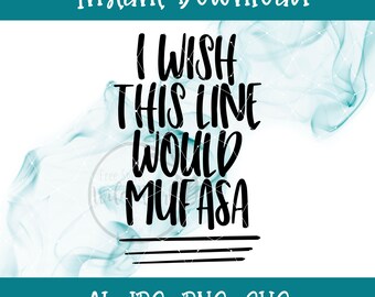 Mufasa Silhouette - Etsy