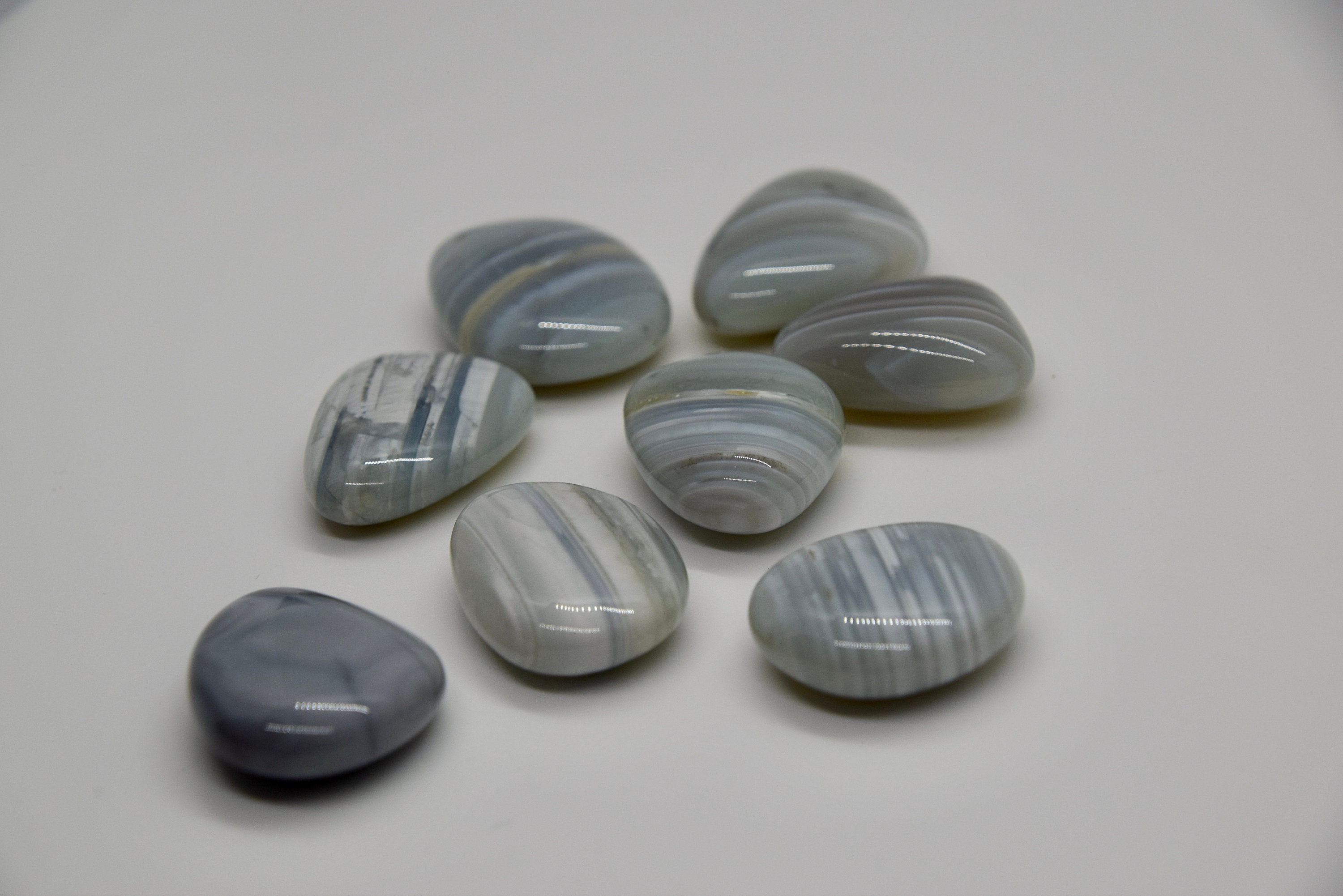 White and grey gemstone store