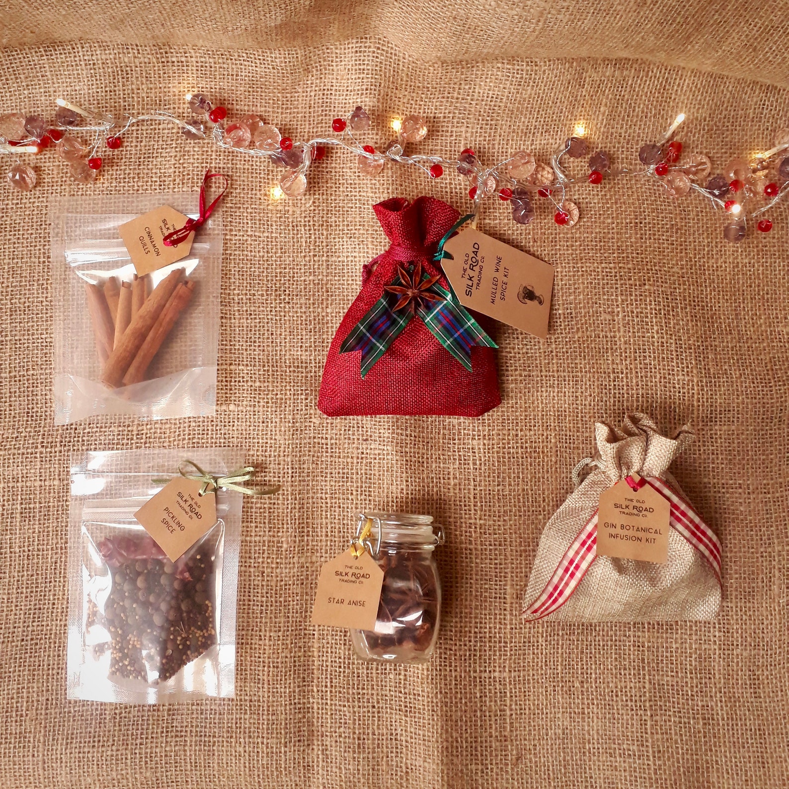 Christmas Spice Infusion Gift Box Spices for Festive Drinks and ...