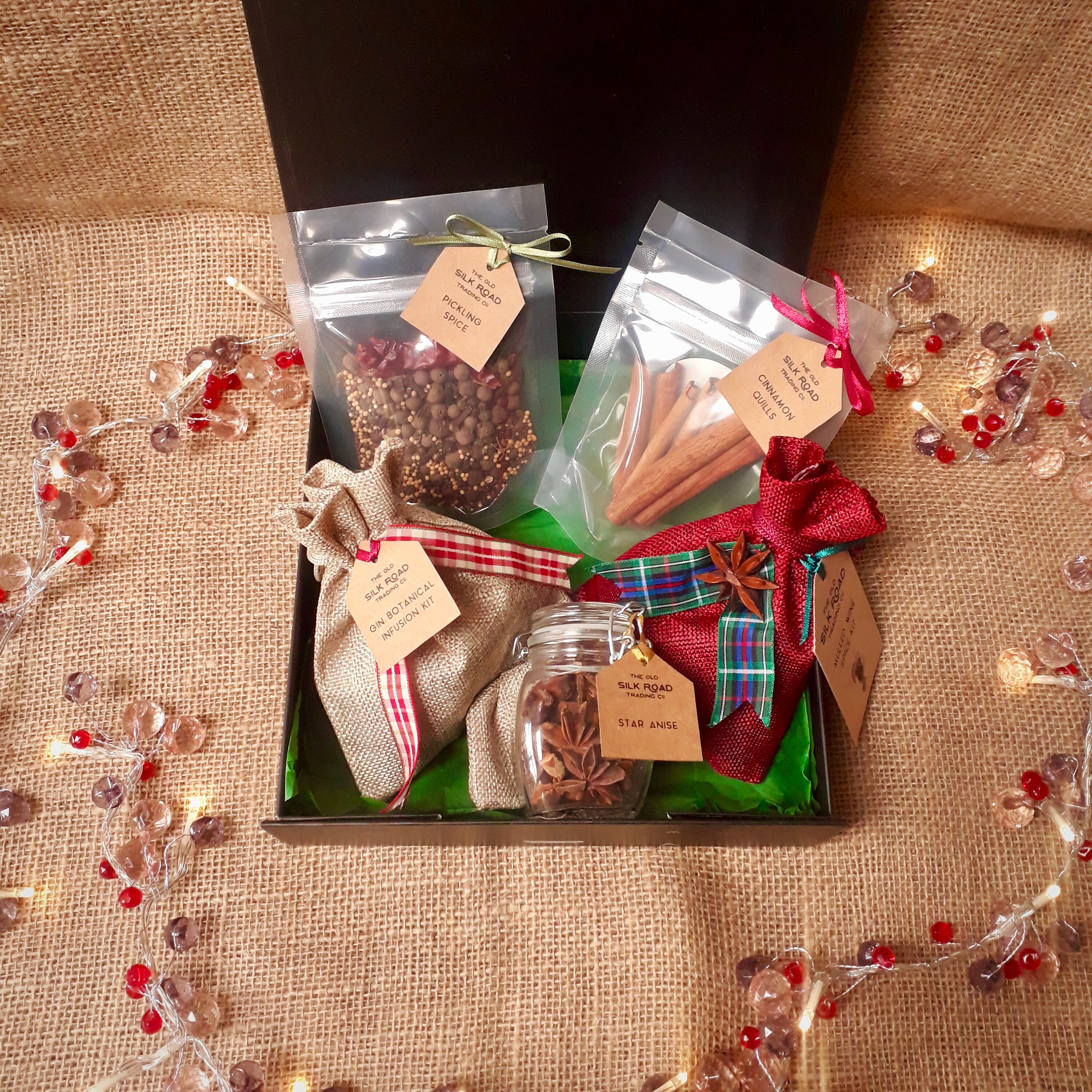 Christmas Spice Infusion Gift Box Spices for Festive Drinks and ...