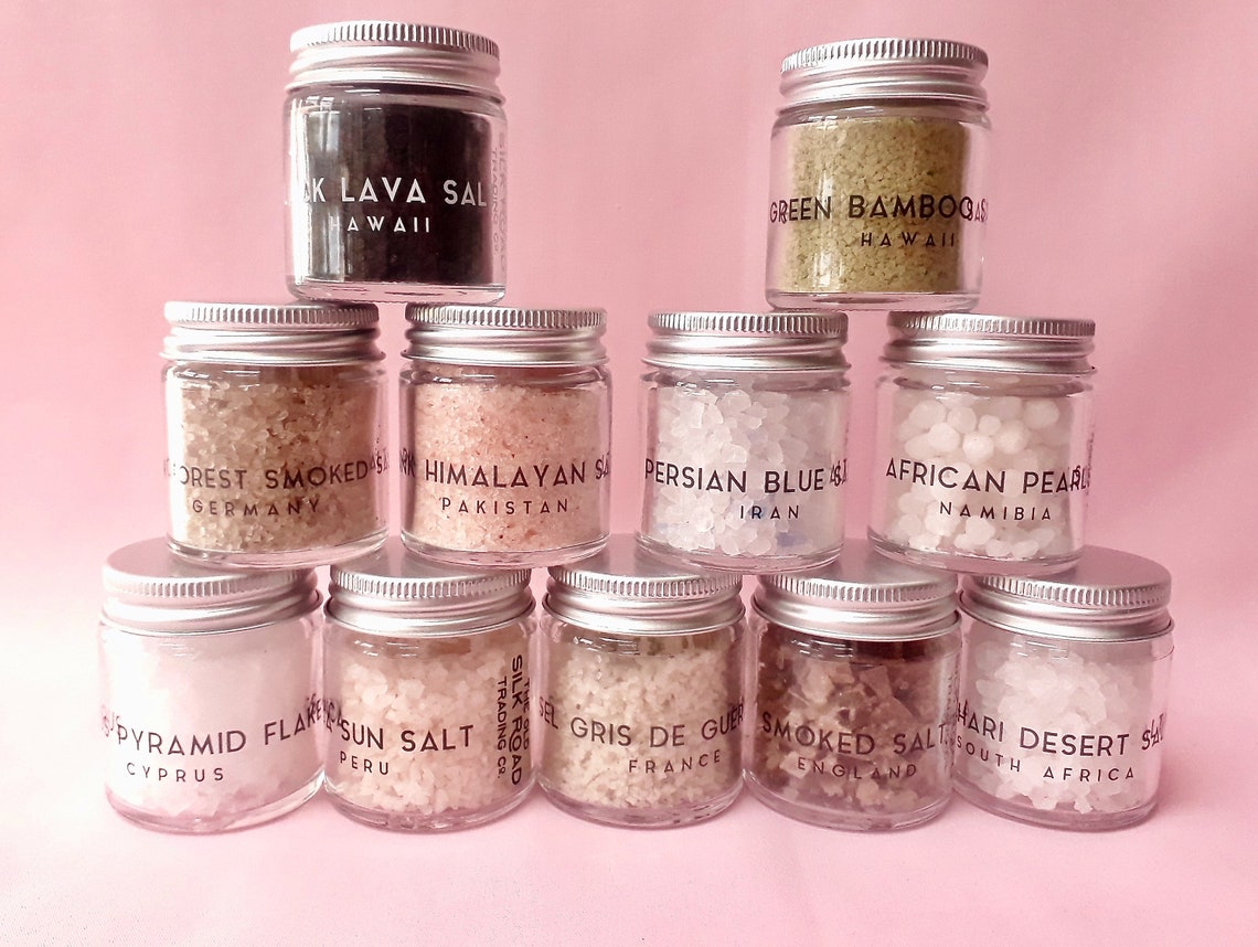 Artisanal Salt Collection Exotic Salt From Around the World Excellent ...