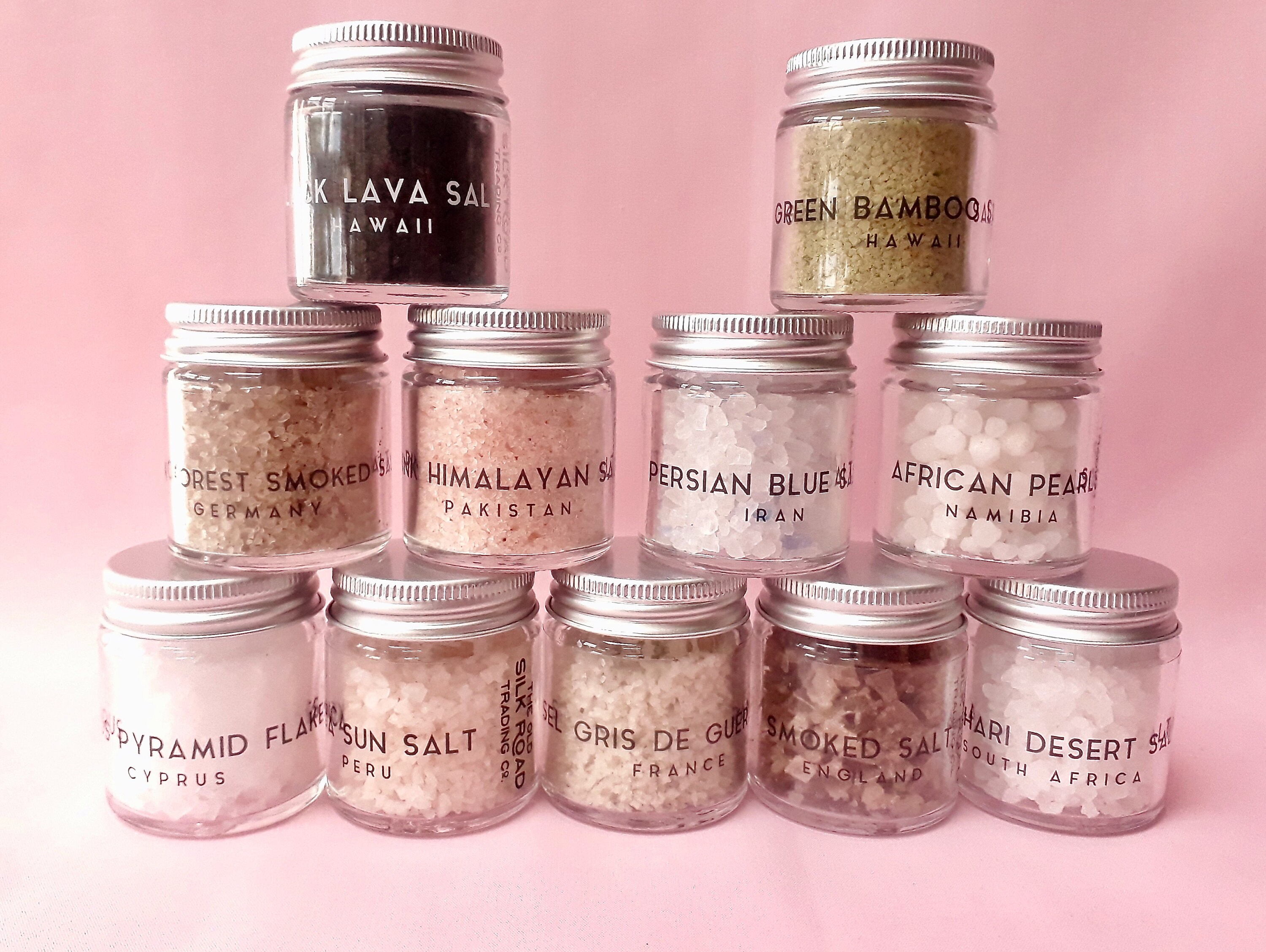 Artisanal Salt Collection Exotic Salt From Around the World Excellent ...