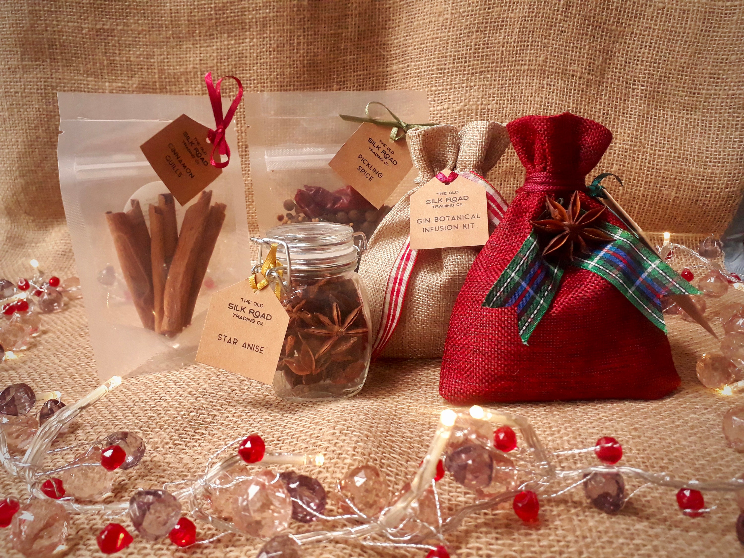 Christmas Spice Infusion Gift Box - Spices for Festive Drinks and ...